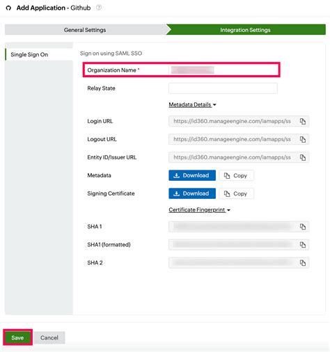 Configuring Saml Sso For Github Identity360