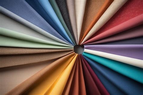 Premium Photo Fabric Color Samples Texture Background