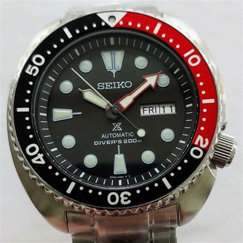 Seiko Srp789 Turtle Coke Automatic Divers 200m Mens Watch Full Kit
