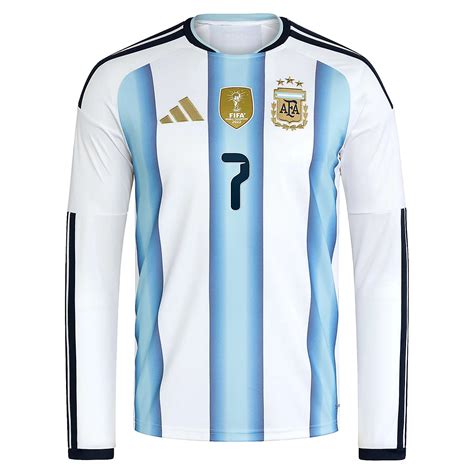 Adidas Rodrigo De Paul Argentina National Team 2026 Home Replica Long
