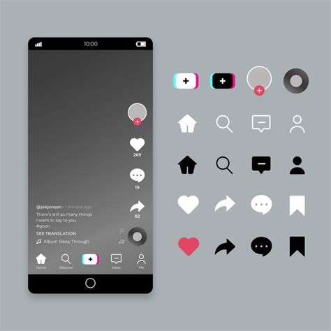 Tiktok Ui Template I Needed The Tiktok Ui Overlay For A Project And
