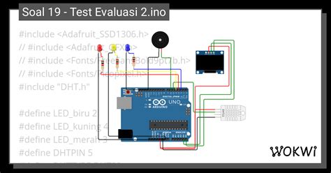 Soal 19 Test Evaluasi O Wokwi Esp32 Stm32 Arduino Simulator