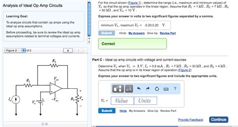 Solved To Analyze Circuits That Contain Op Amps Using The Chegg Com