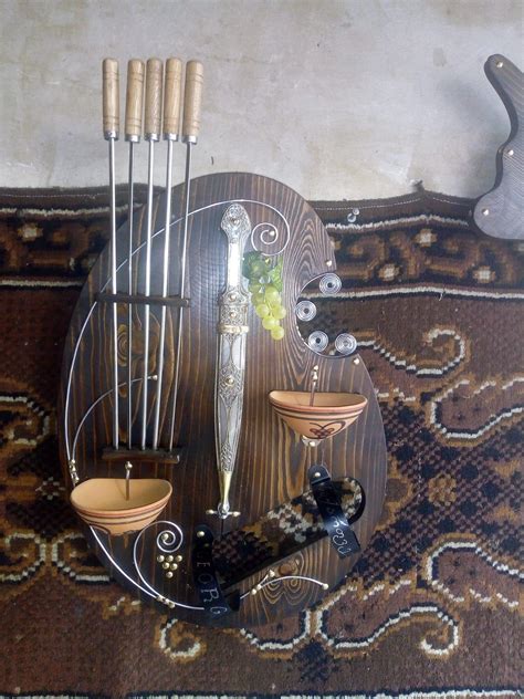 ქართული სუვენირები ხანჯლები ყანწები