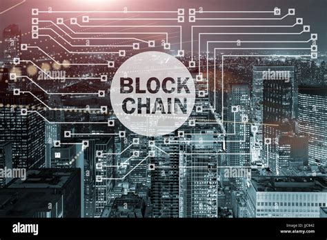 Blockchain Concept In Database Management Stock Photo Alamy