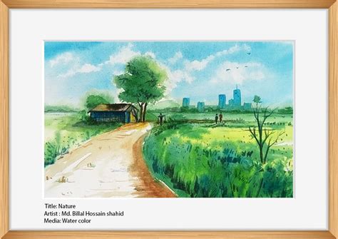 Billal Hossain Shahid On Linkedin My Water Color Work