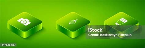 아이소 메트릭 먼지 송풍기 사진 카메라 플래시 및 아이콘을 설정합니다 벡터 3차원 형태에 대한 스톡 벡터 아트 및 기타 이미지 3차원 형태 겉창 고풍스런 Istock