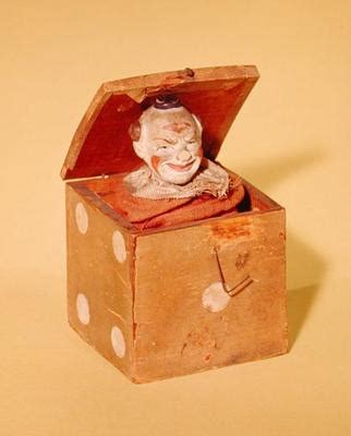 Jack In The Box Clown Face 1870 1900 American School 19th