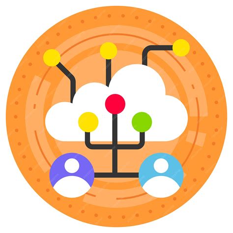 Premium Vector Virtualization Enabled Users Concept Multicloud Vector
