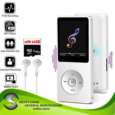 MP3 Player With FM Radio And Voice Recorder Ultra Slim Music Player