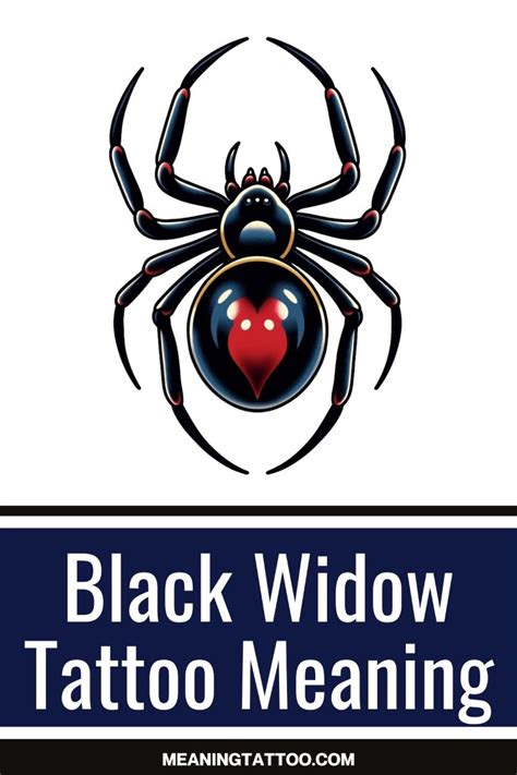 Black Widow Tattoo Meaning Gang Identity And Symbolism Explained