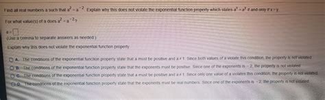 answered 2 find all real numbers a such that a… bartleby
