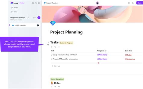 Creating Private Planner Boards With Microsoft Loop