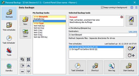 Personal Backup Download