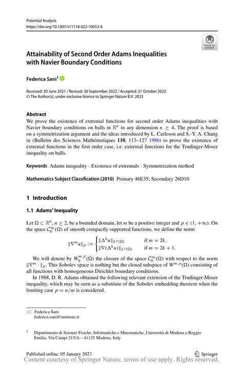 Attainability Of Second Order Adams Inequalities With Navier Boundary Conditions