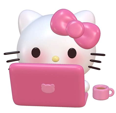 3d Hello Kitty Icon Hello Kitty Pictures Hello Kitty Art Hello Kitty Iphone Wallpaper
