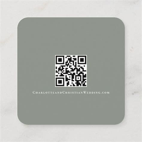 Nothing Fancy Just Love Simple Qr Code Enclosure Card Zazzle