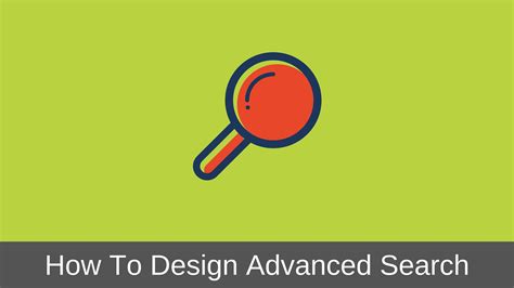 How To Design Advanced Search Interface Step By Step