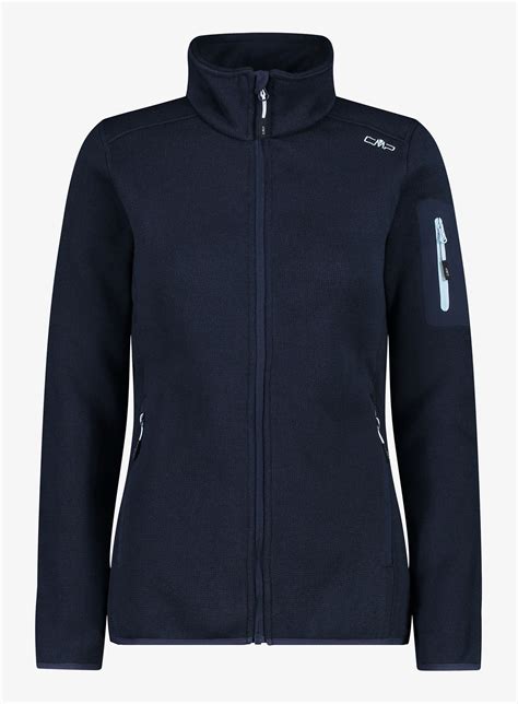 Dámská Mikina Cmp Haze Jacket Knitted Blue Cristal Blue