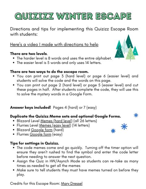 Quizizz On Linkedin Winter Code Escape Room Using Quizizz