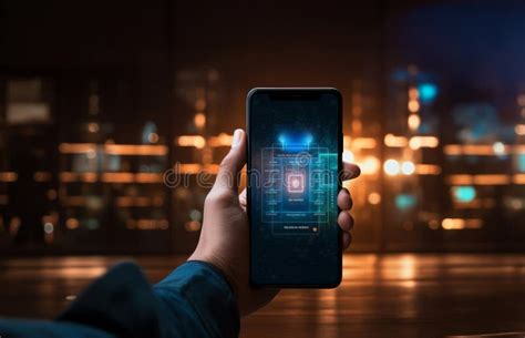 In A Cybersecurity Context Hands Hold A Smartphone Displaying A Login