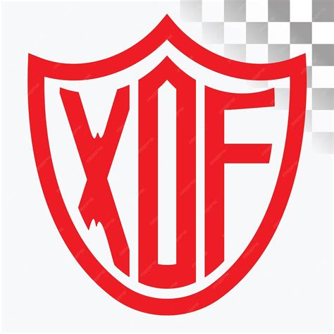 Xdf Letter Logo Design Premium Ai Generated Vector