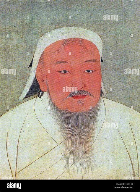 The Yuan Emperor Album Includes A Portrait Of Genghis Khan An Iconic