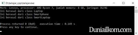 tutorial belajar oop c cara membuat multiple inheritance