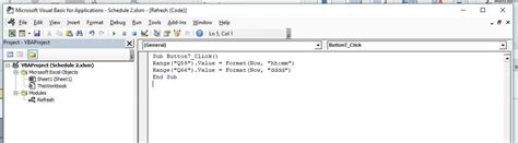Vba Clicking Command Button Excel