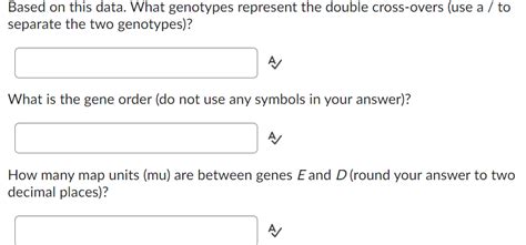 solved you are trying to identify the gene order for three