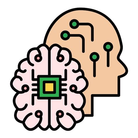 premium vector artificial intelligence flat illustration