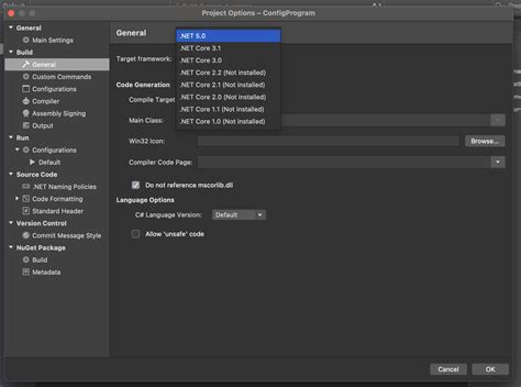 Macos Resolving Warning Netsdk1138 The Target Framework Netcoreapp3