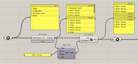 Model Object Node Bolt Selection Tekla Mcneel Forum
