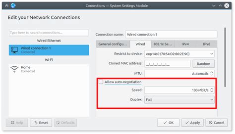 Network Interface Linux Disables Ethernet Auto Negotiation On Plugging In The Cable Unix