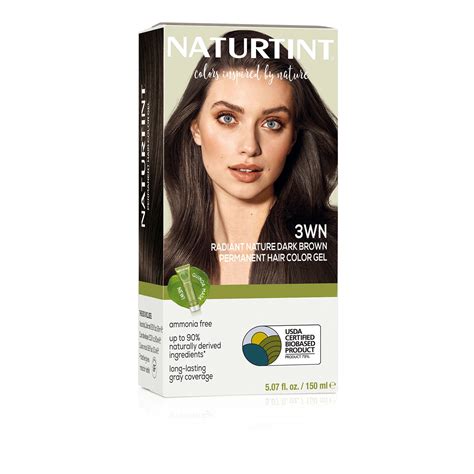 Naturtint Permanent Hair Color 3wn Radiant Nature Dark Brown