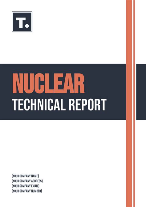 Free Nuclear Technical Report Template To Edit Online