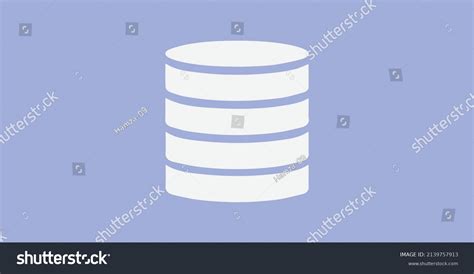 Vector Icon Database Data Storage Symbol Stock Vector Royalty Free 2139757913 Shutterstock