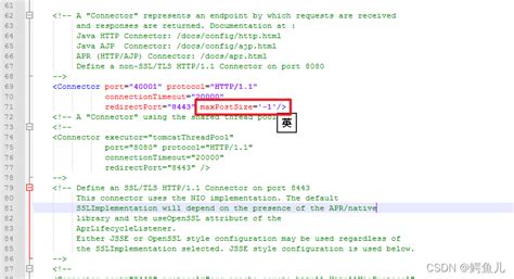 tomcat post请求参数长度限制 server xml connector maxpostsize csdn博客