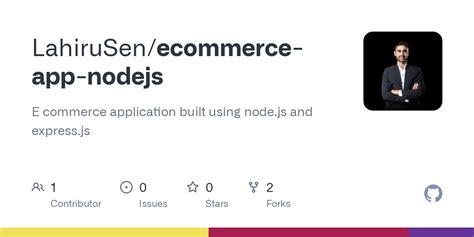 Github Lahirusenecommerce App Nodejs E Commerce Application Built