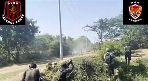 မြို့သာရဲစခန်းမှ ကားဖြင့်ထွက်လာသည့် ရဲတပ်ဖွဲ့ဝင်များ တိုက်ခိုက်ခံရပြီး