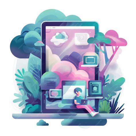 Premium Photo Illustration Of A Progressive Web App Pwa With Offline