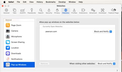 Guided Assistance Tutorial Disable Pop Up Blockers On Safari