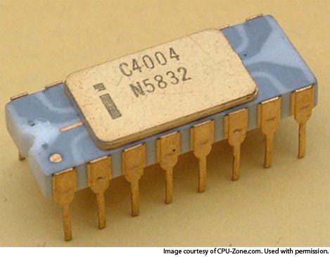 Intel Microprocessor Chip