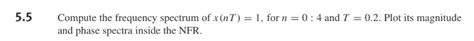 5 18 use 8 point fft to compute the spectrum of the