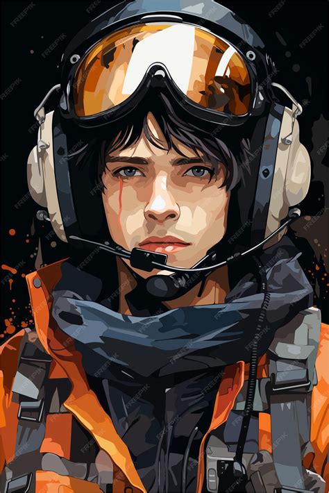 Premium Vector Anime Style Male Charactor