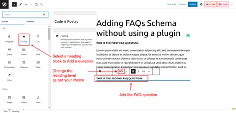 How To Add Faq Schema In Wordpress With And Without Plugins 2023 Wpoets
