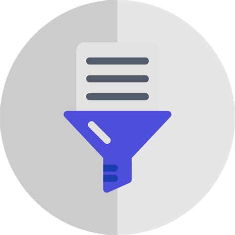 Data Filtering Vector Icon Design 20159867 Vector Art At Vecteezy