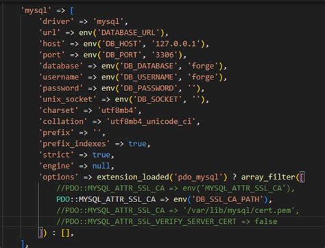 How To Securely Connect To Azure Mysql Database From Laravel