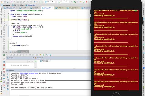 Debugging No Flutter Framework Stack Trace Stack Overflow