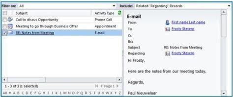 Activities Preview Pane On Any Dynamics Crm 2011 Entity Magnetism